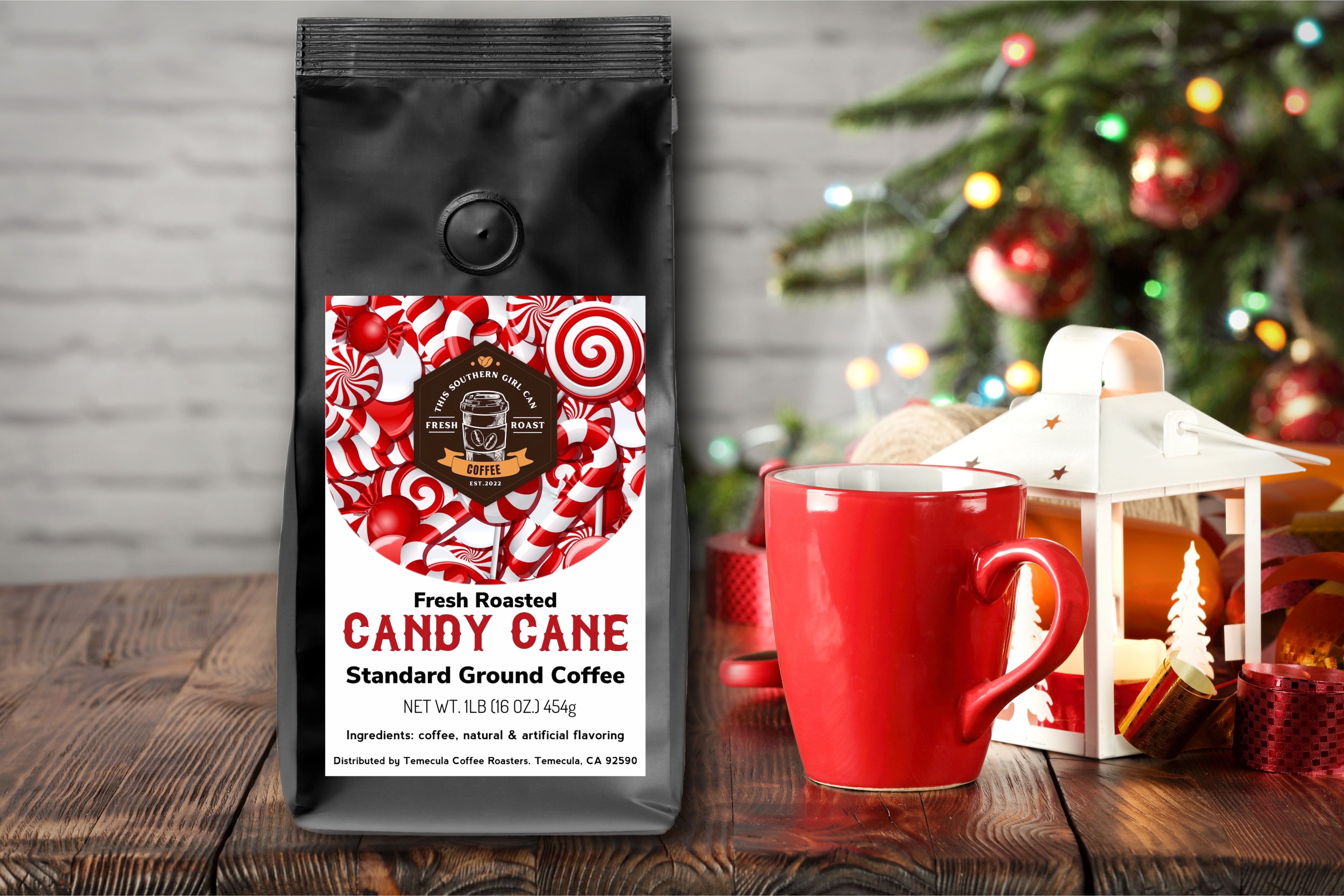 Candy Cane Premium Ground Coffee – This Southern Girl Can's General Store